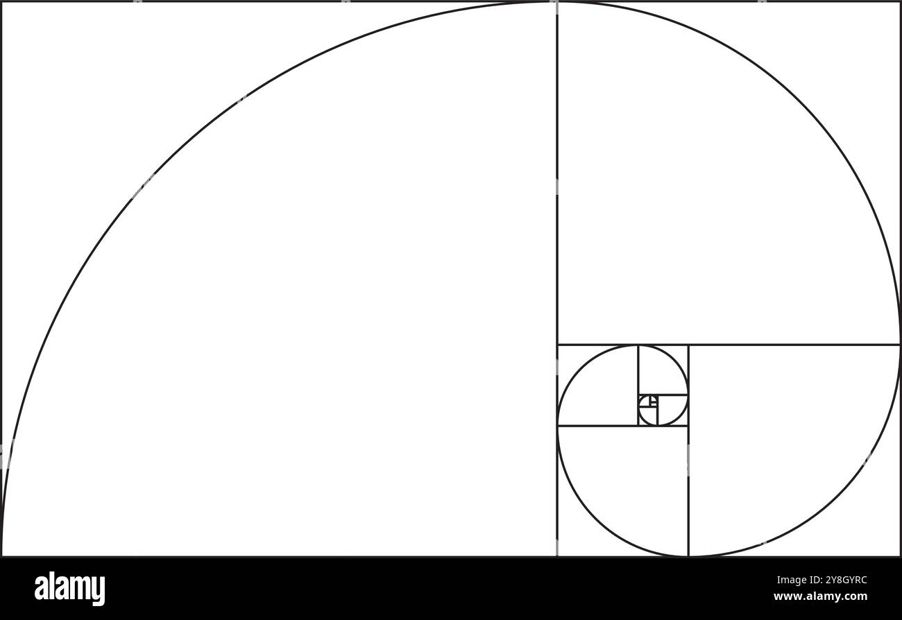 Fibonacci Sequence Spiral Isolated A Spiral Formed Using The Fibonacci Mathematical Sequence