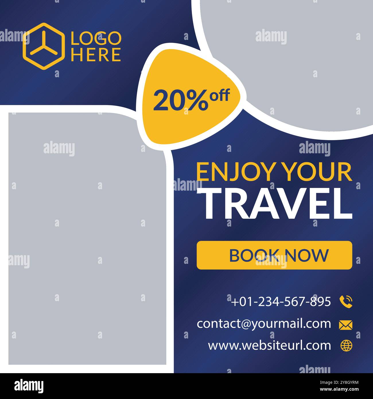 Travel sale social media post template design. traveling agency ...