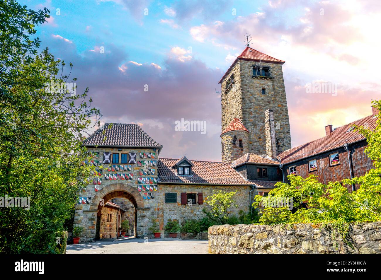 Old city of Weinheim, Germany Stock Photo - Alamy