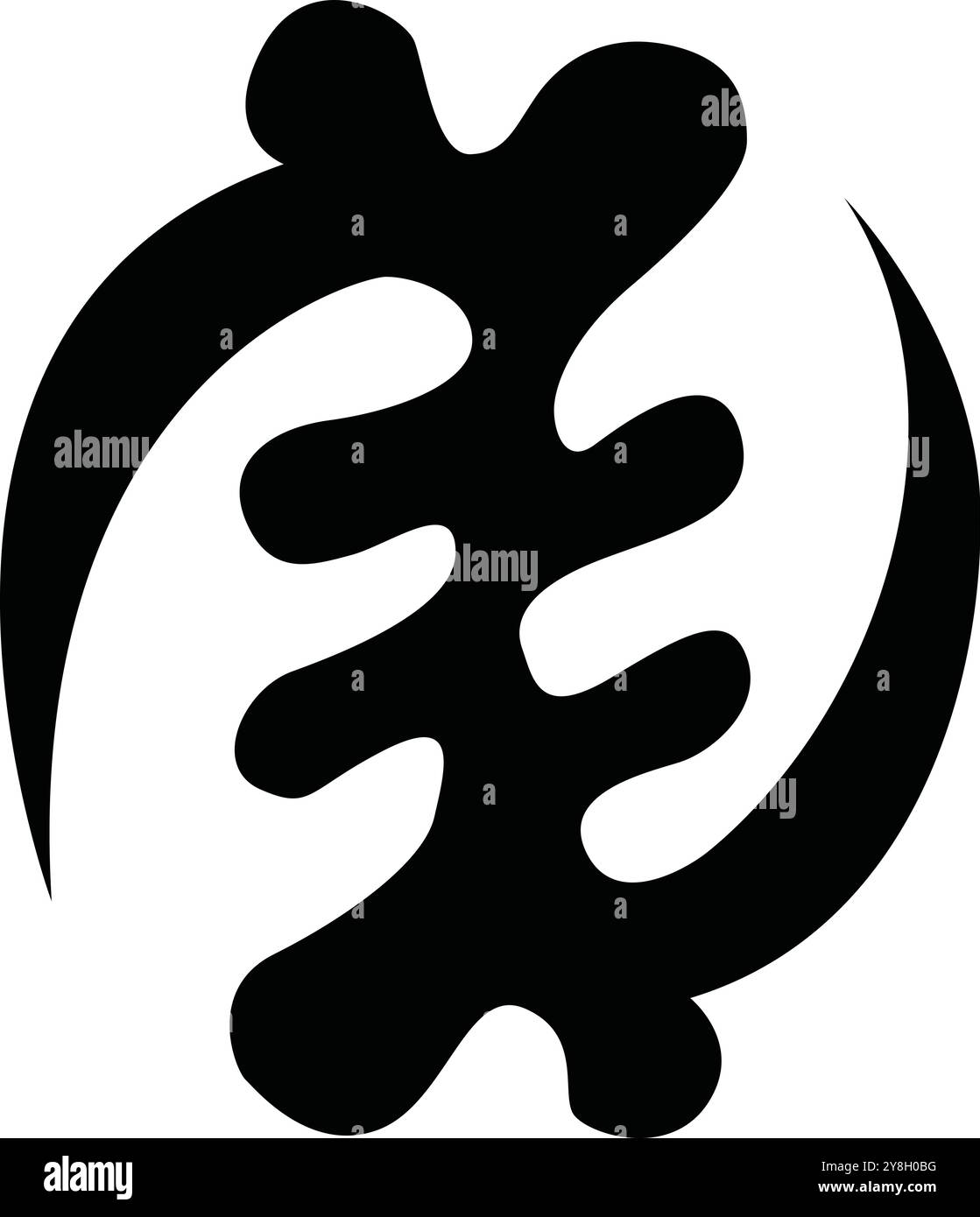 Gye Nyame West African Symbol. An Akan gye nyame symbol meaning except ...