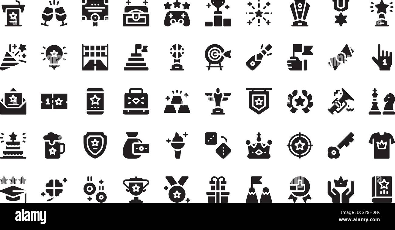 Winning icons High-Quality Vector Icons Collection with Editable Stroke ...