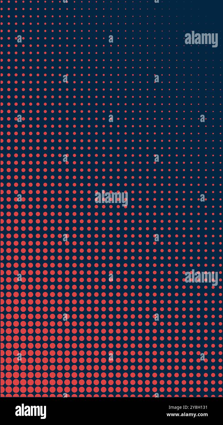 Mobile Halftone Wallpaper Orange Blue. A tall orange and blue halftone ...