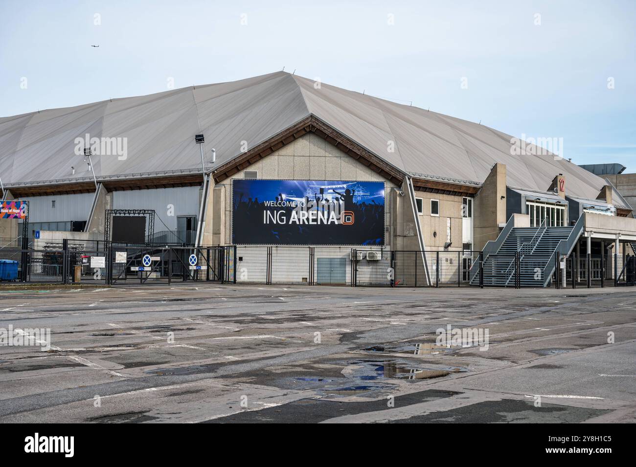 ING Arena at the Heysel expo event hall in Laeken, Brussels, Belgium ...