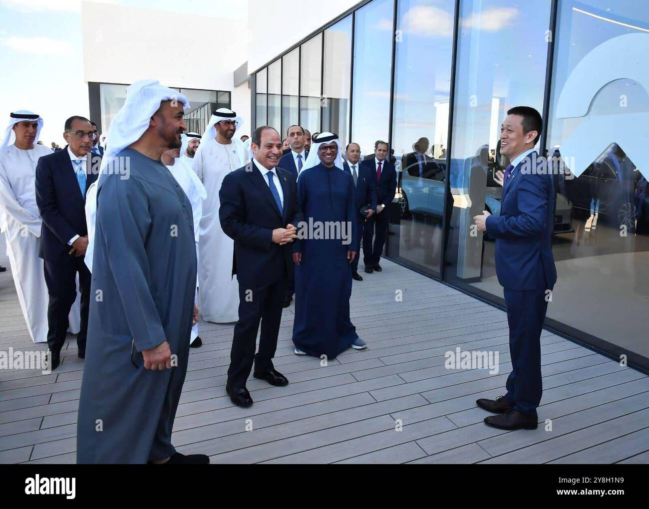 Egyptian President Abdel Fattah el-Sisi and Sheikh Mohammed bin Zayed ...