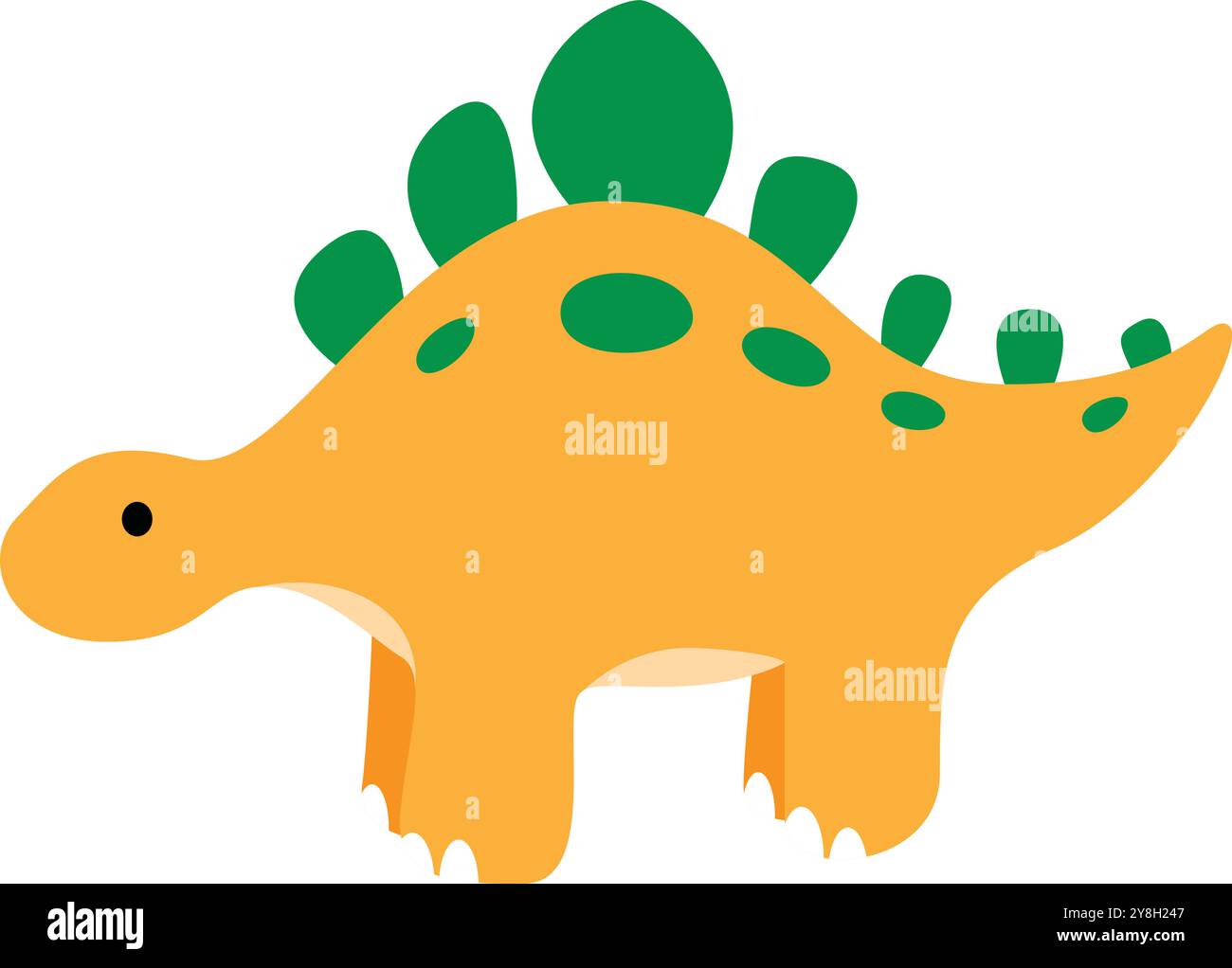 Stegosaurus Clipart Cartoon Illustration Stegosaurus Dinosaur In