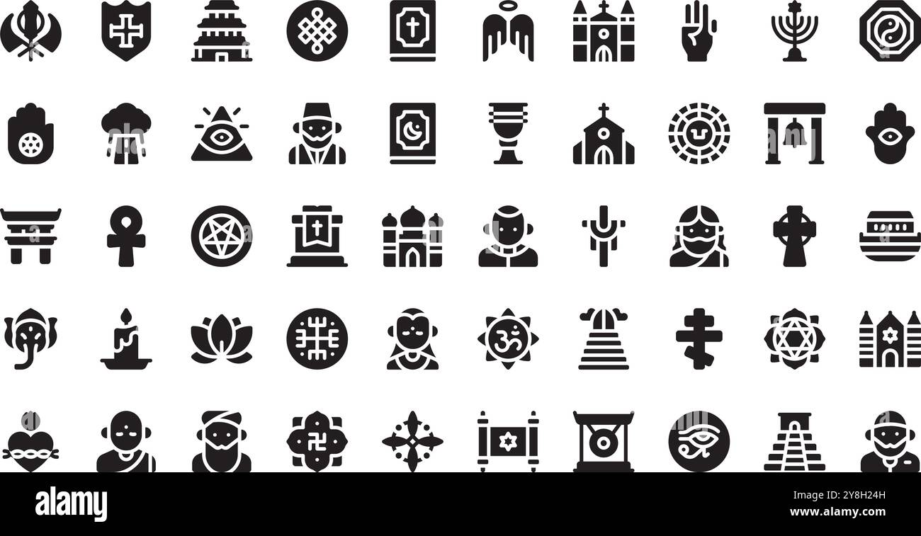Religion icons High-Quality Vector Icons Collection with Editable ...