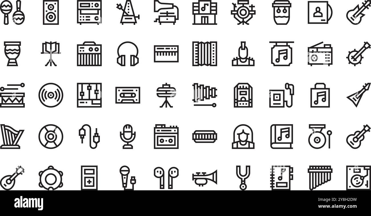 Music store icons High-Quality Vector Icons Collection with Editable ...