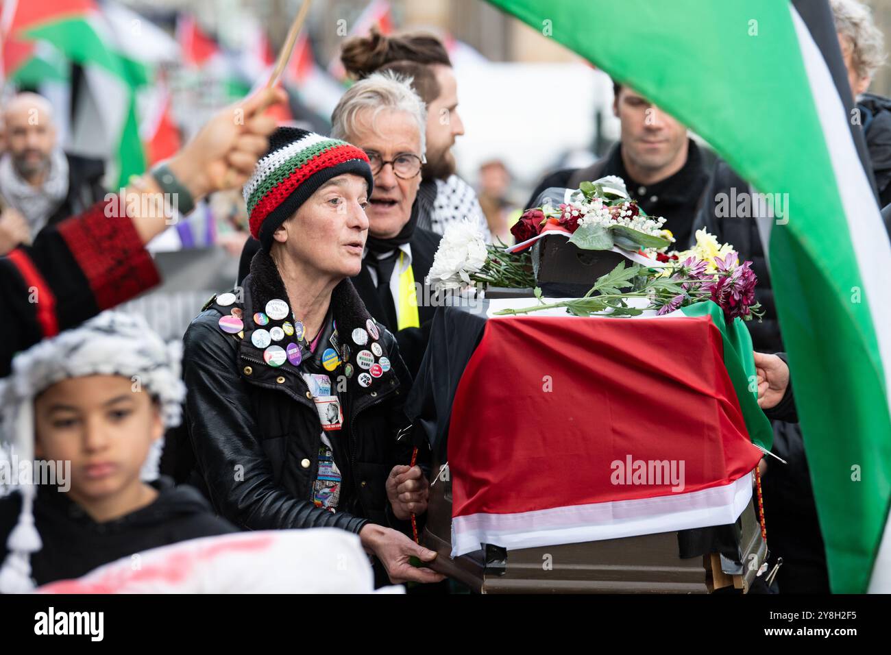 A silent “funeral procession” march held in Edinburgh to commemorate ...