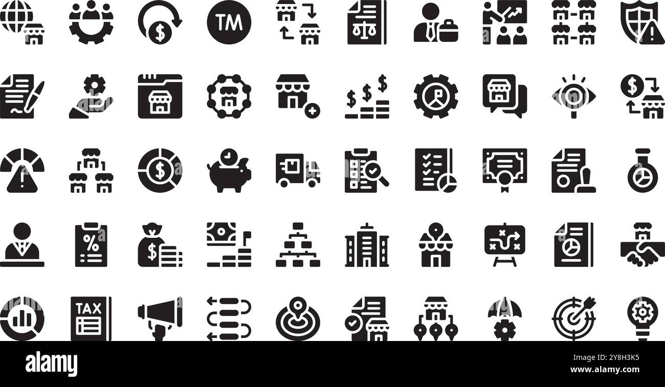 Franchising icons High-Quality Vector Icons Collection with Editable ...