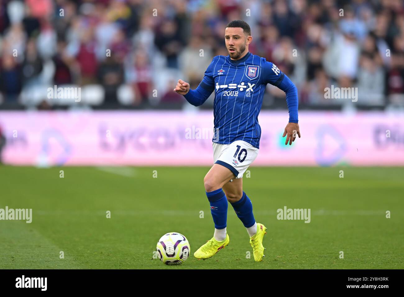 London, UK. 5th Oct, 2024. Conor Chaplin of Ipswich Town during the ...