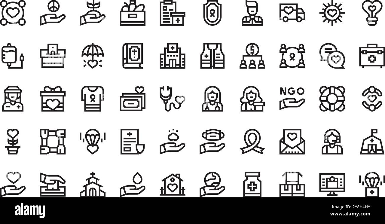 Kindness icons High-Quality Vector Icons Collection with Editable ...