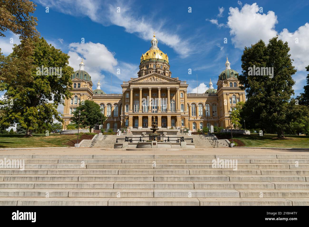 Exterior of the Iowa State Capitol Building, built from 1871 to 1886 ...