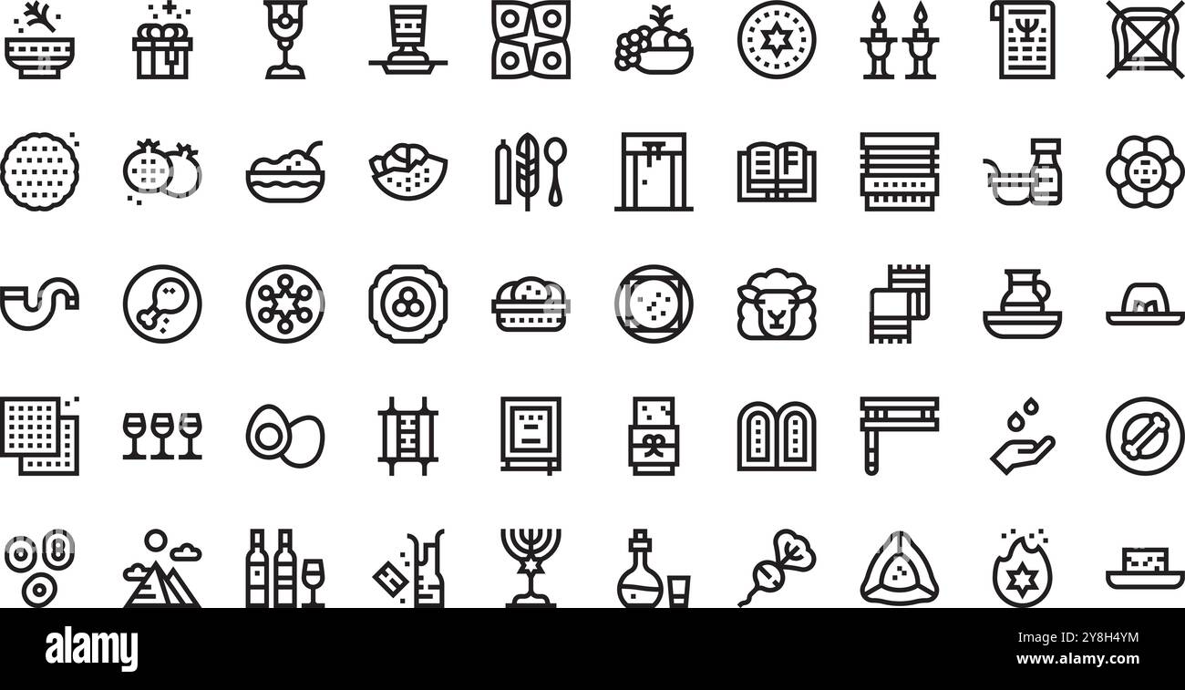 Passover icons High-Quality Vector Icons Collection with Editable ...