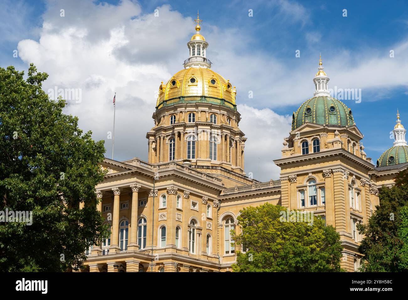 Exterior of the Iowa State Capitol Building, built from 1871 to 1886 ...