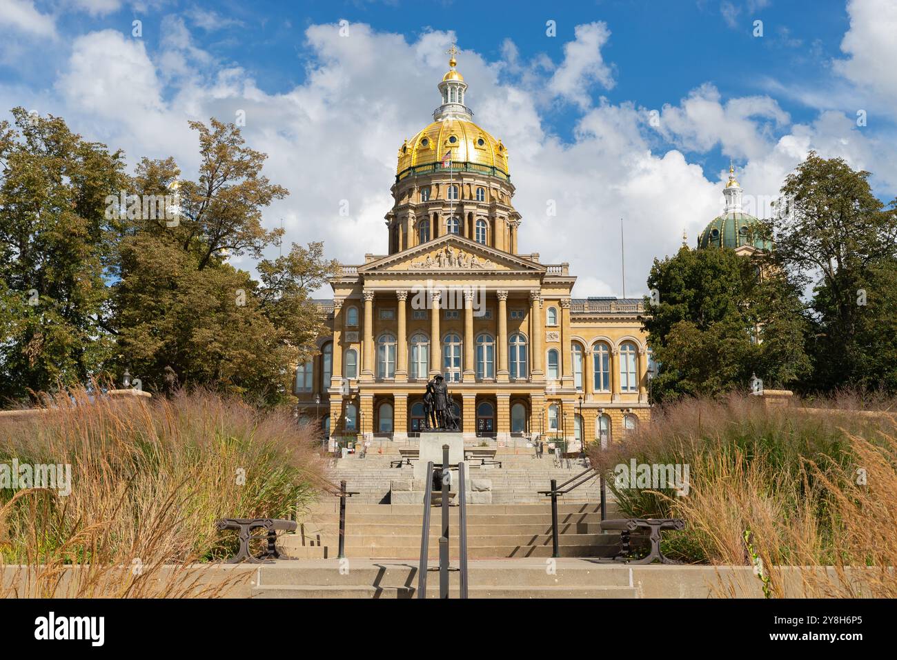 Exterior of the Iowa State Capitol Building, built from 1871 to 1886 ...
