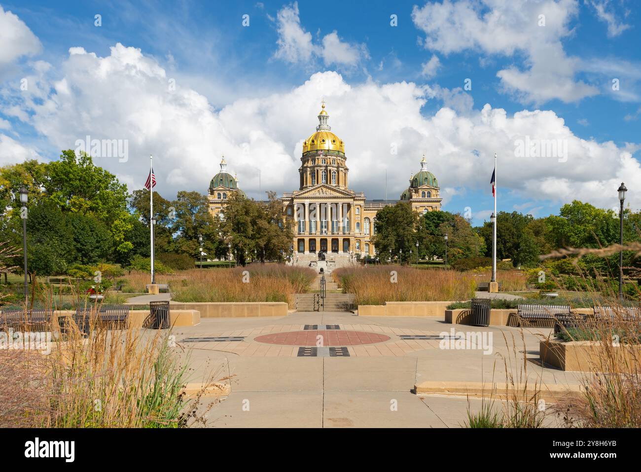 Exterior of the Iowa State Capitol Building, built from 1871 to 1886 ...