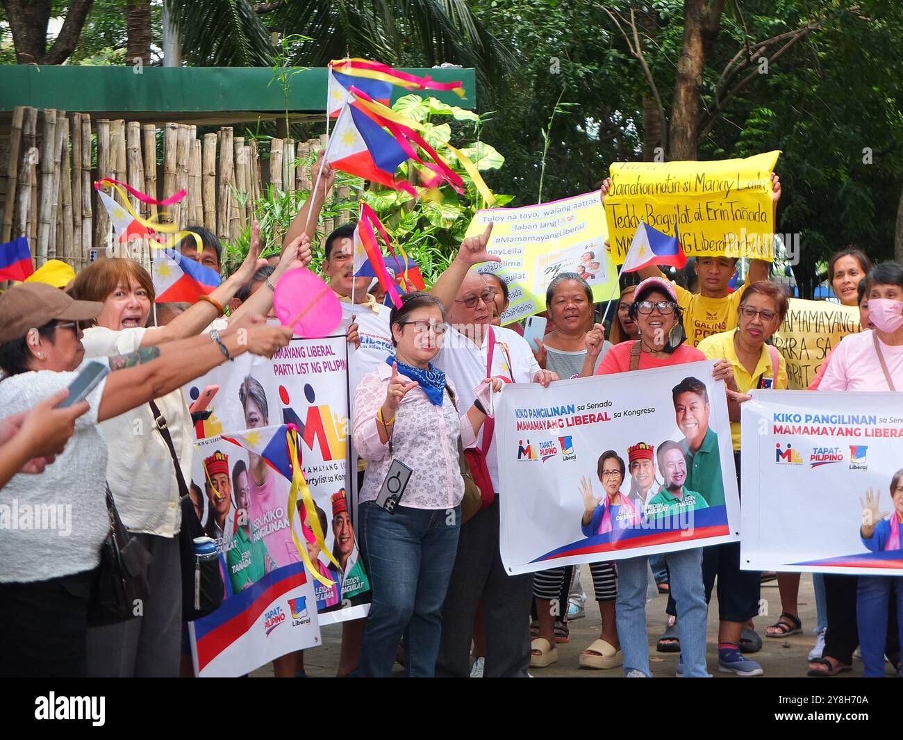 Manila, Philippines. 05th Oct, 2024. Former Senator Leila de Lima's ...