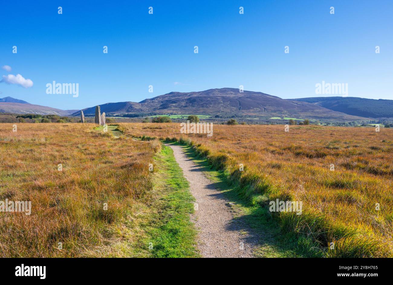 Footpath to Machrie Moor Standing Stones, Machrie Moor, Isle of Arran ...