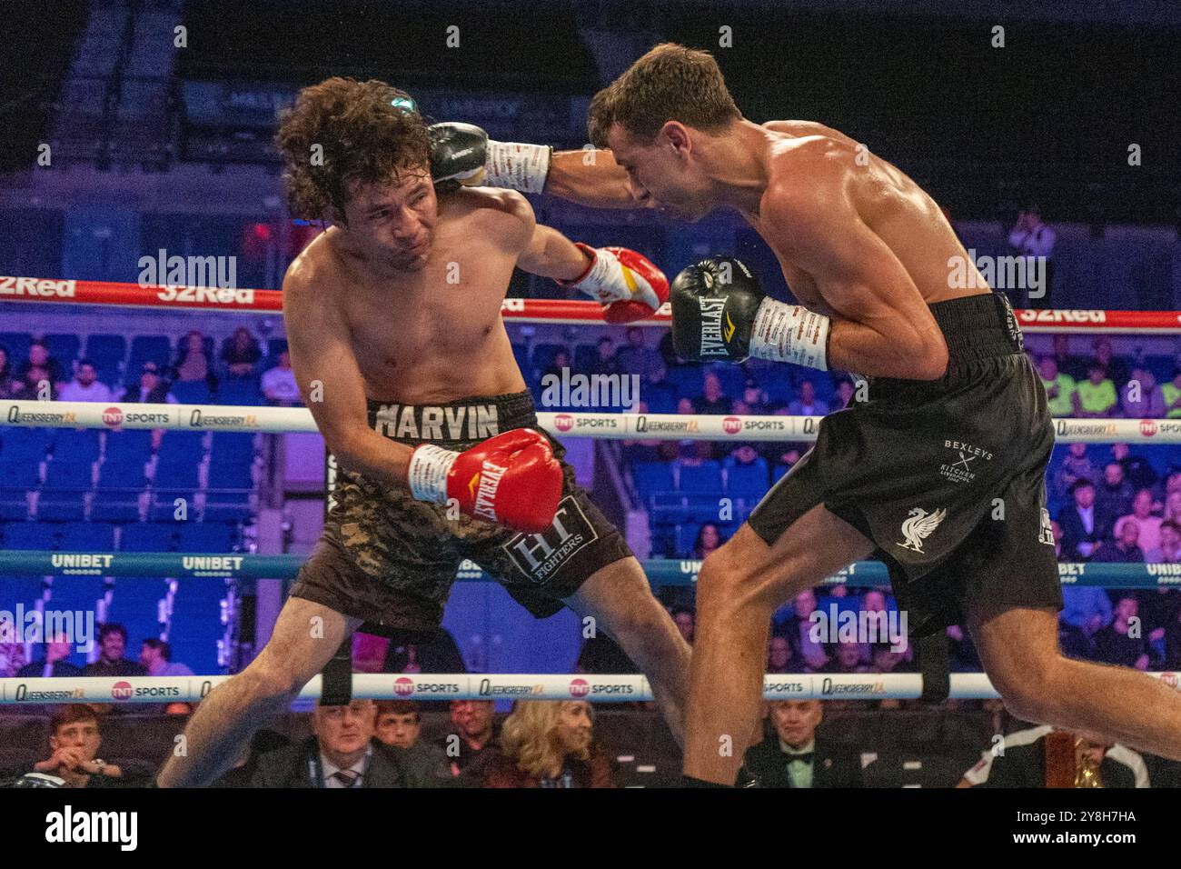 Liverpool, UK. 5th Oct 2024. Brad Strand Knocks Out Seranno - Nick Ball ...