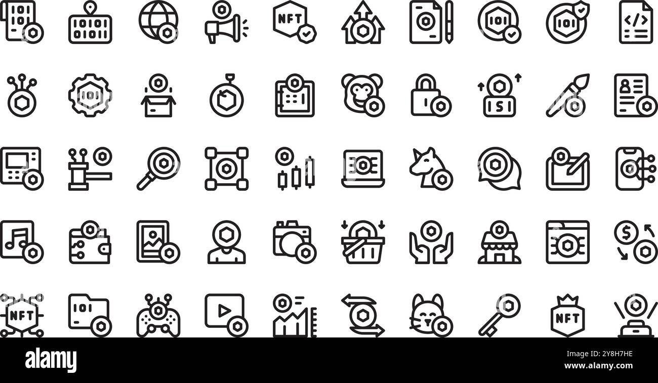 Nft icons High-Quality Vector Icons Collection with Editable Stroke ...