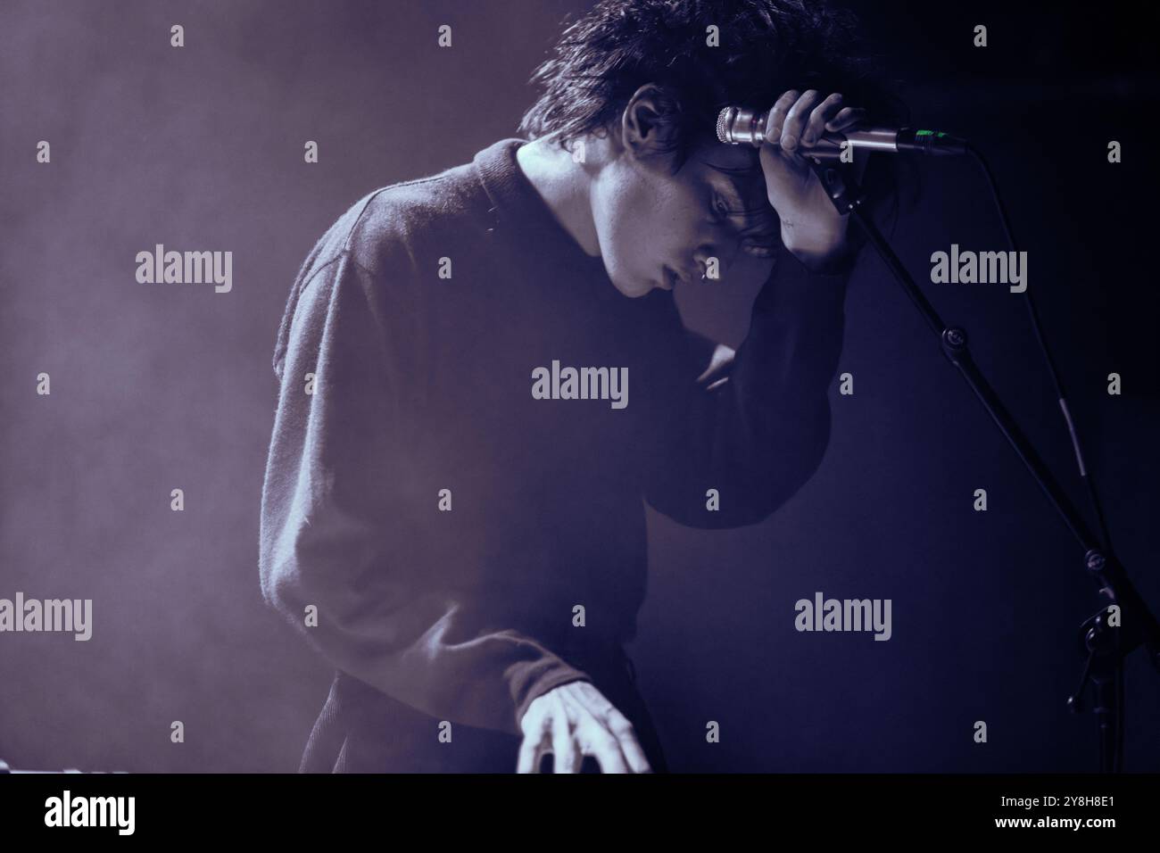 Harsh Symmetry (Julian Sharwarko) in concert in Stockholm, Sweden Stock ...