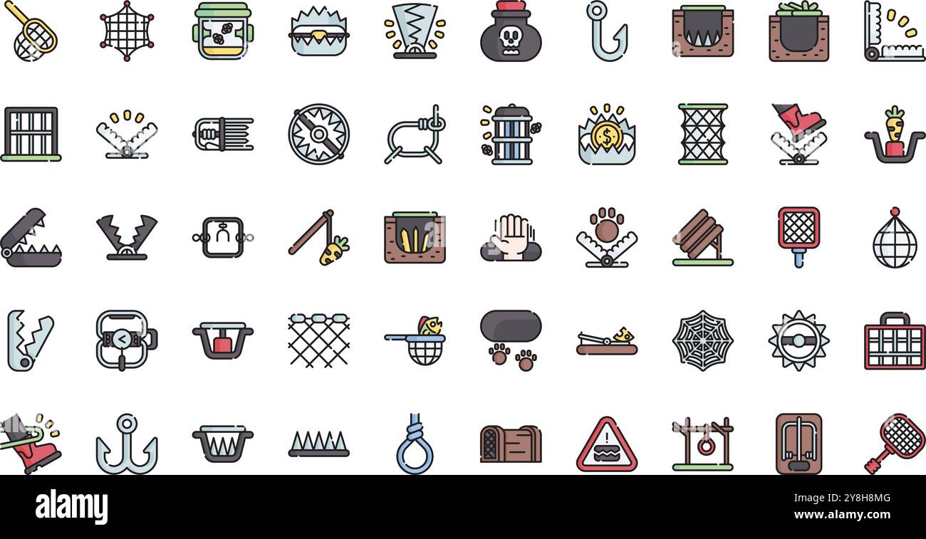 Trap icons High-Quality Vector Icons Collection with Editable Stroke ...