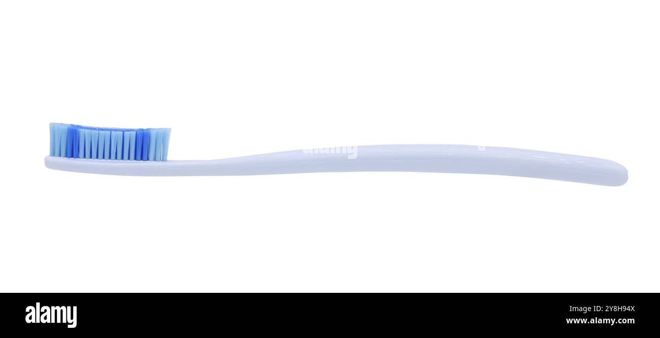 Blue toothpaste isolated on white background Stock Photo - Alamy