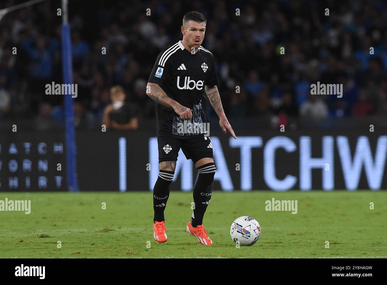 Naples, Italy. 4 Oct, 2024. Alberto Moreno of Como during the Serie A ...