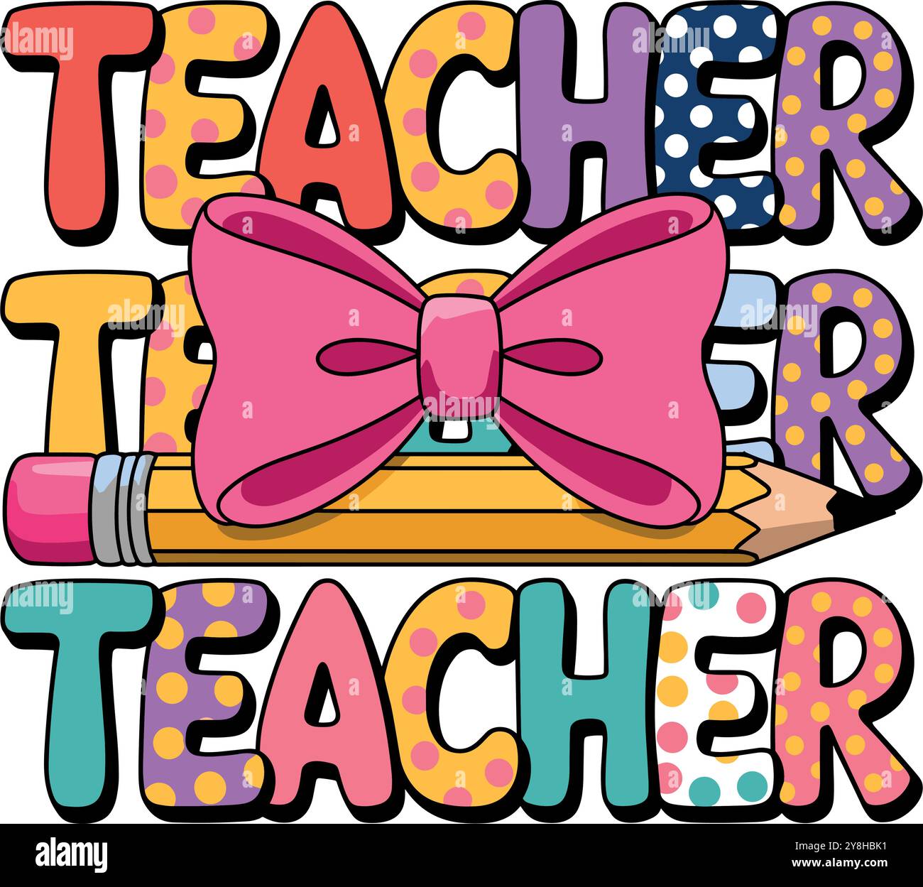 Teacher appreciation art Stock Vector Images - Alamy