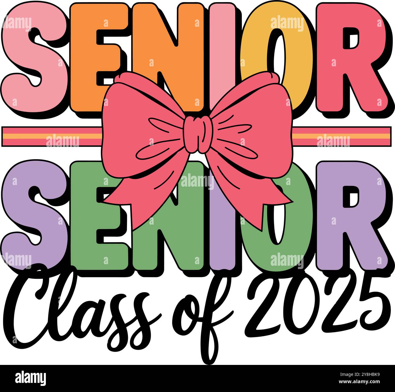 Senior Class Of 2025 Stock Vector Image & Art - Alamy