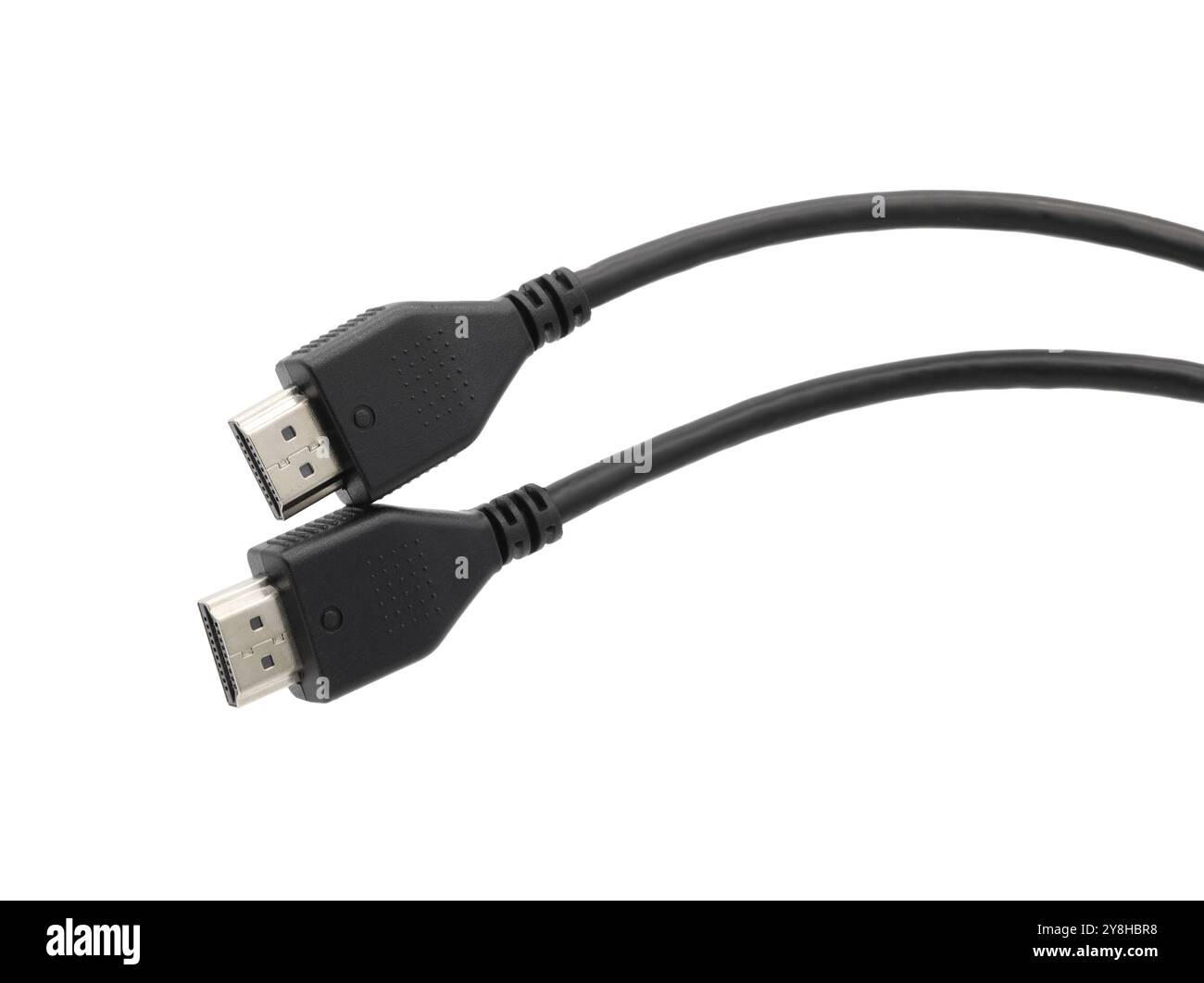 HDMI cable connector isolated on white background Stock Photo - Alamy