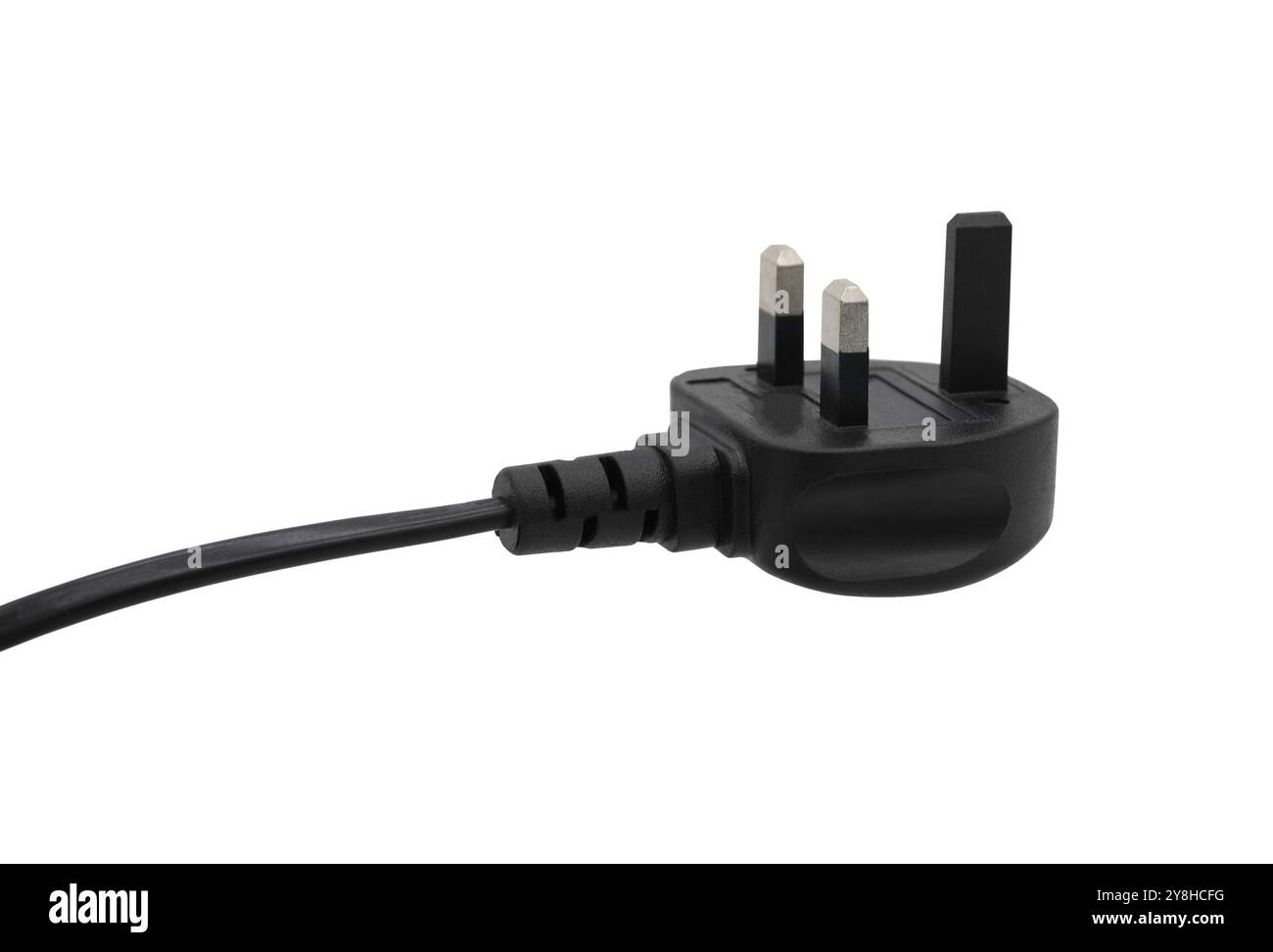 Electric plug isolated on white background Stock Photo - Alamy