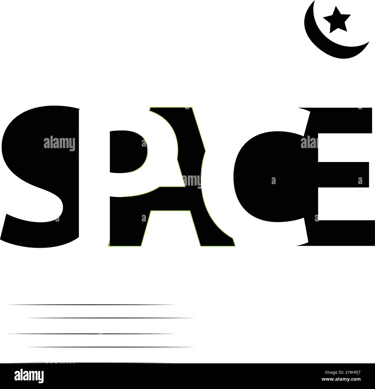 Numbers letters vector logo design Cut Out Stock Images & Pictures - Alamy