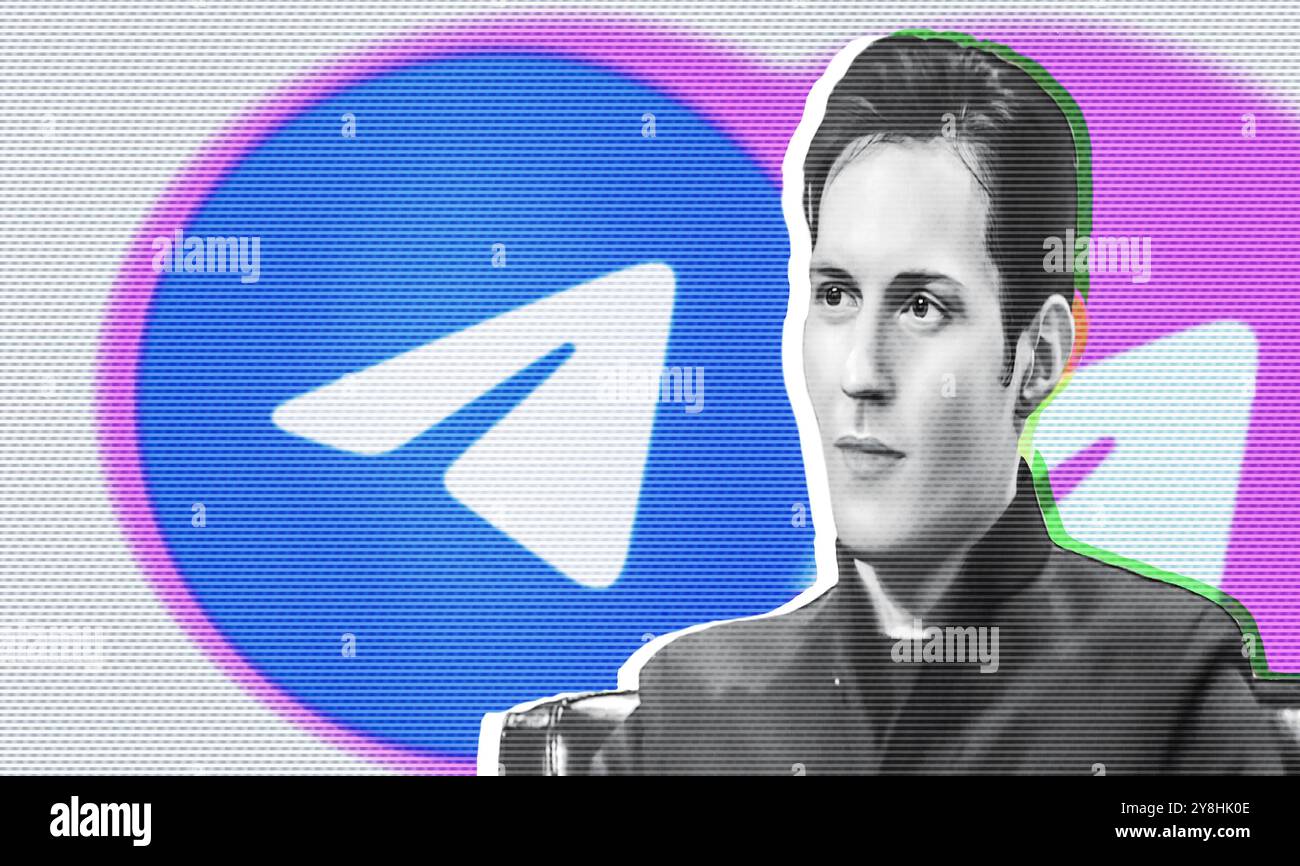 Ukraine, October 05, 2024: This illustrative photo shows the logo of ...