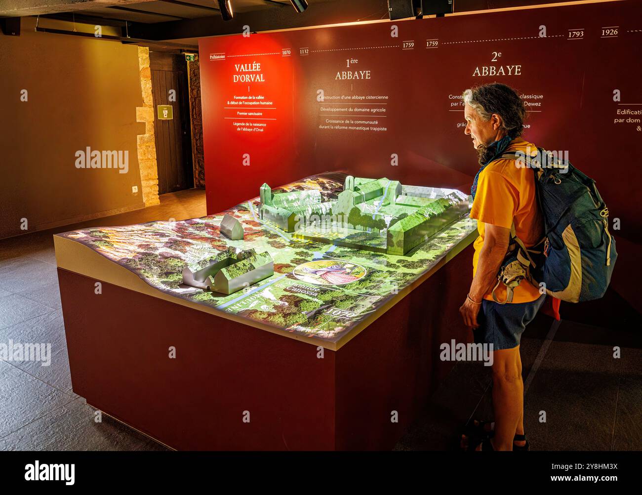 Model of the abbey hi-res stock photography and images - Alamy