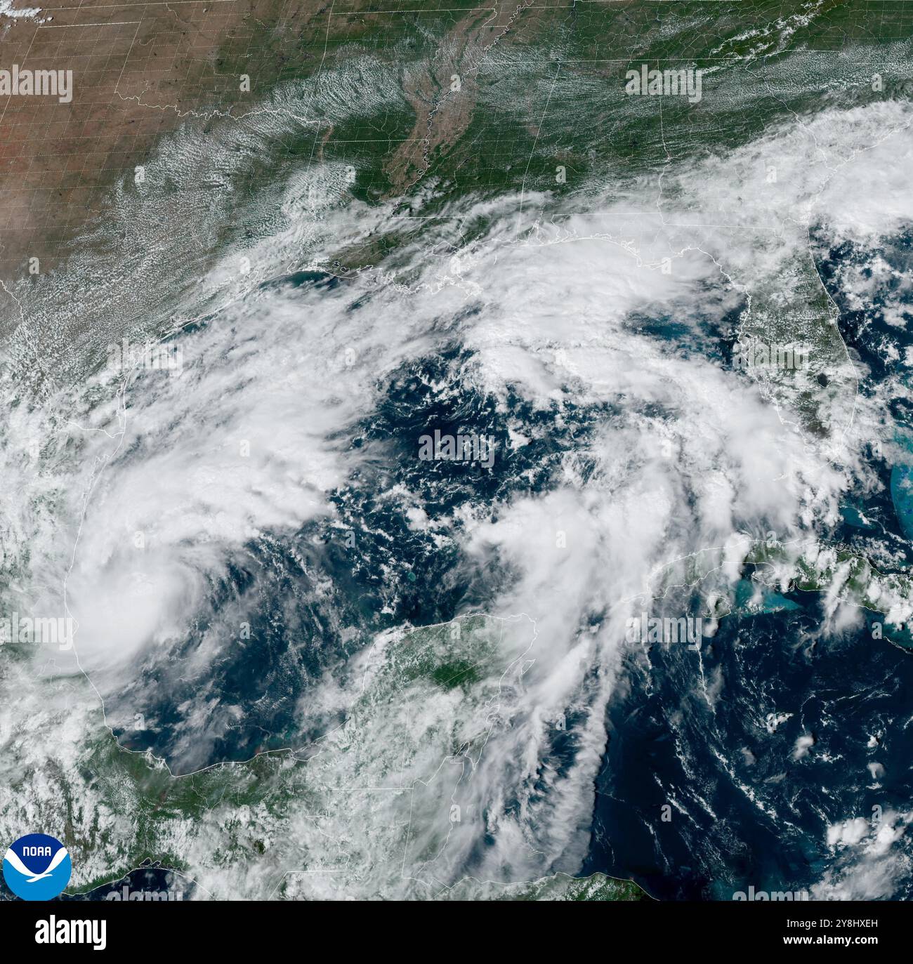 October 5, 2024, Gulf of Mexico, USA: Tropical Storm Milton formed in ...