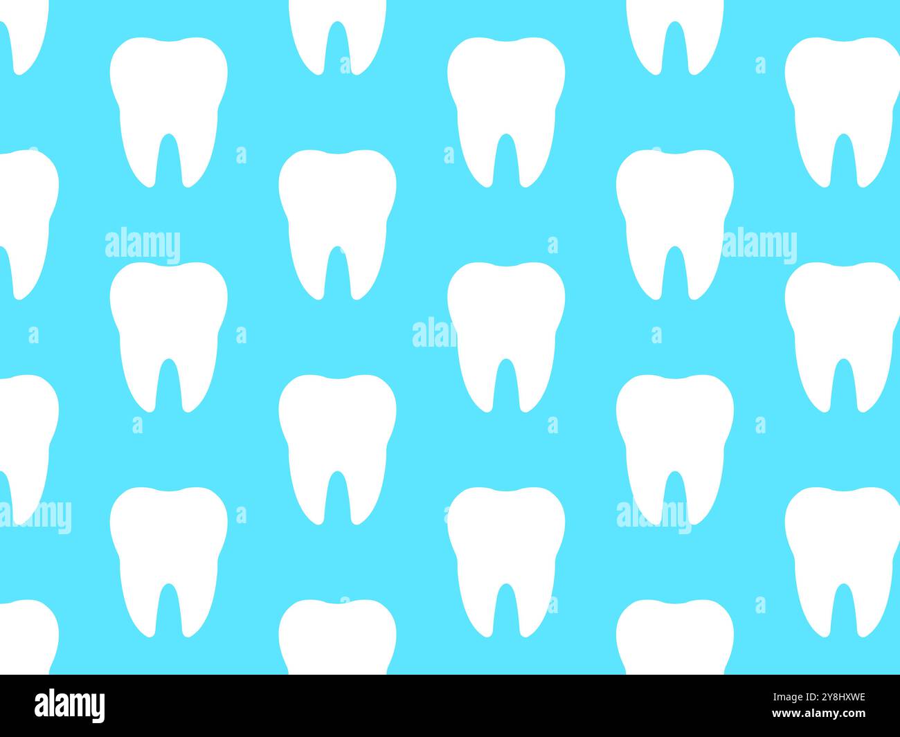 White tooth pattern. Vector illustration Stock Vector Image & Art - Alamy