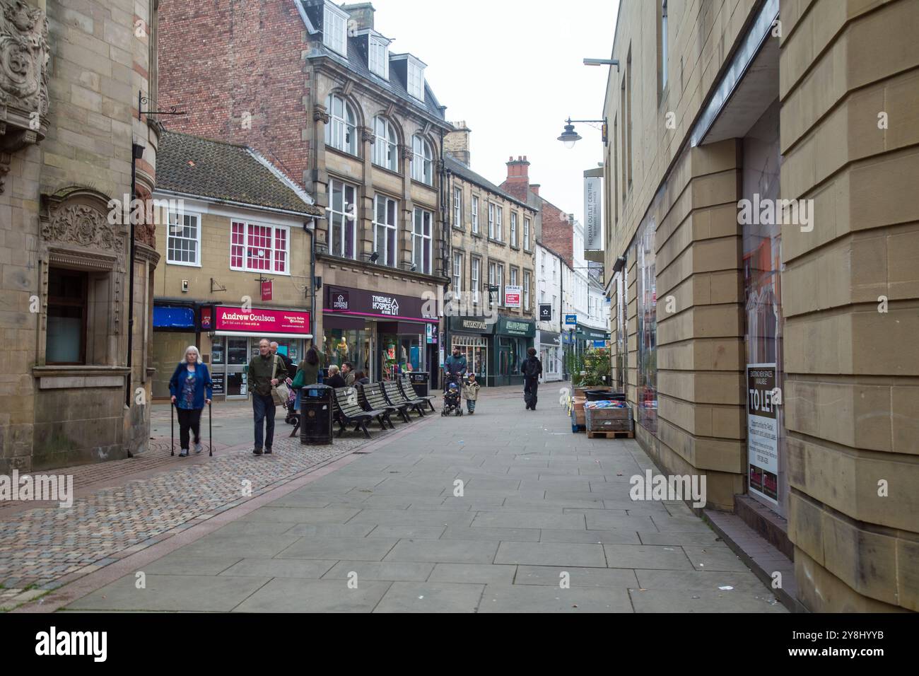 Hexham town centre hi-res stock photography and images - Alamy