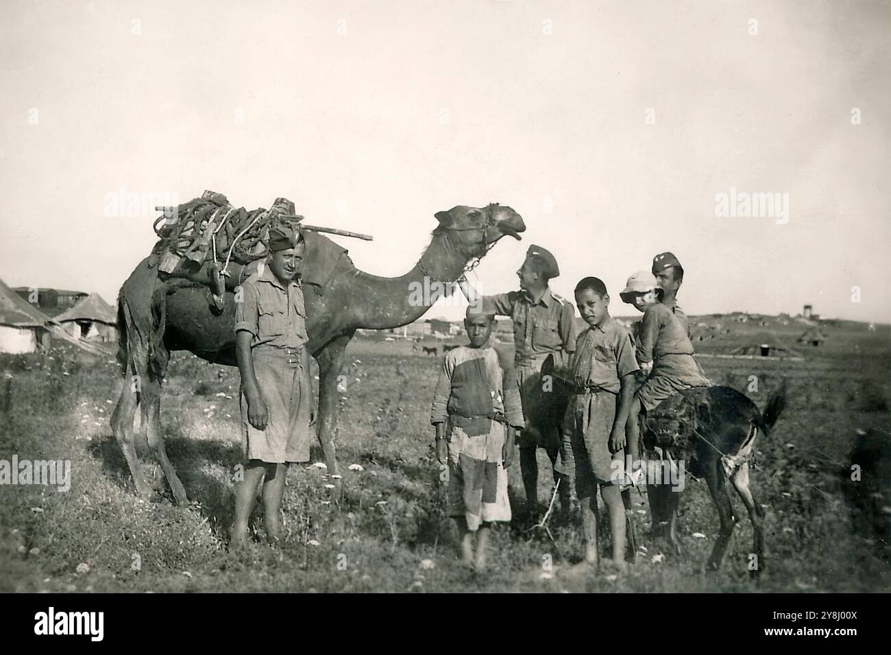 Polish Lancers Regiment, British Eighth Army, in Persia, Middle East ...