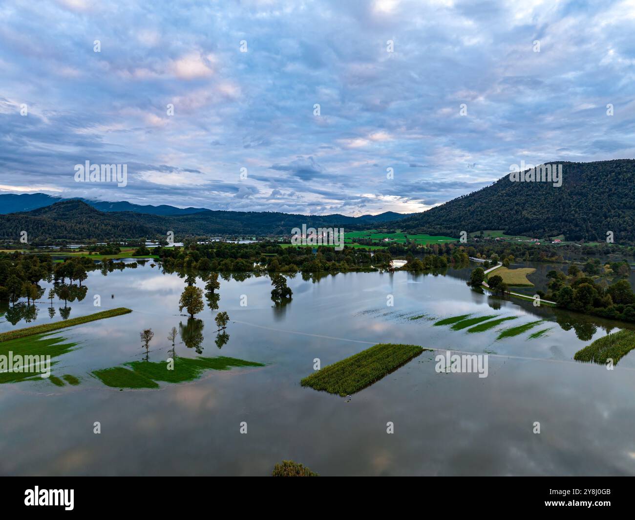Polje aerial hi-res stock photography and images - Alamy