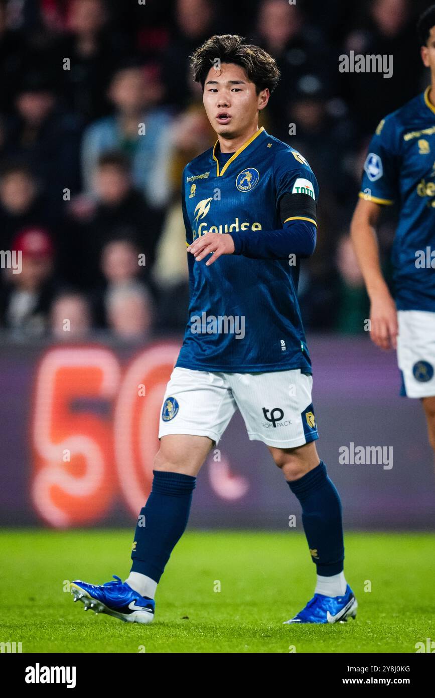 Eindoven, Netherlands. 5th Oct 2024. Eindhoven - Shunsuke Mito of ...