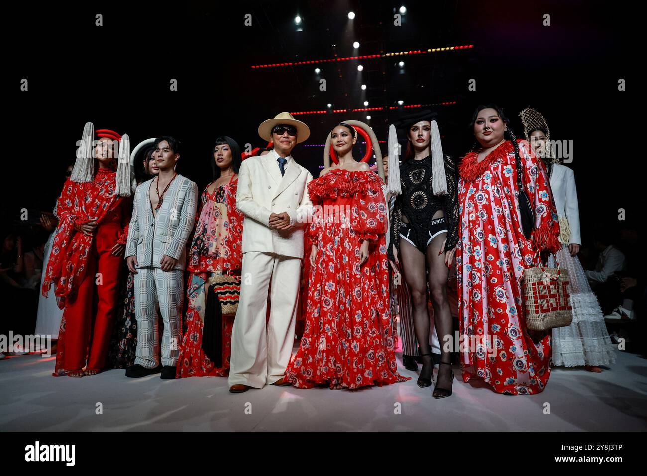 Bangkok, Thailand. 4th Oct, 2024. Models present creations from Issue ...