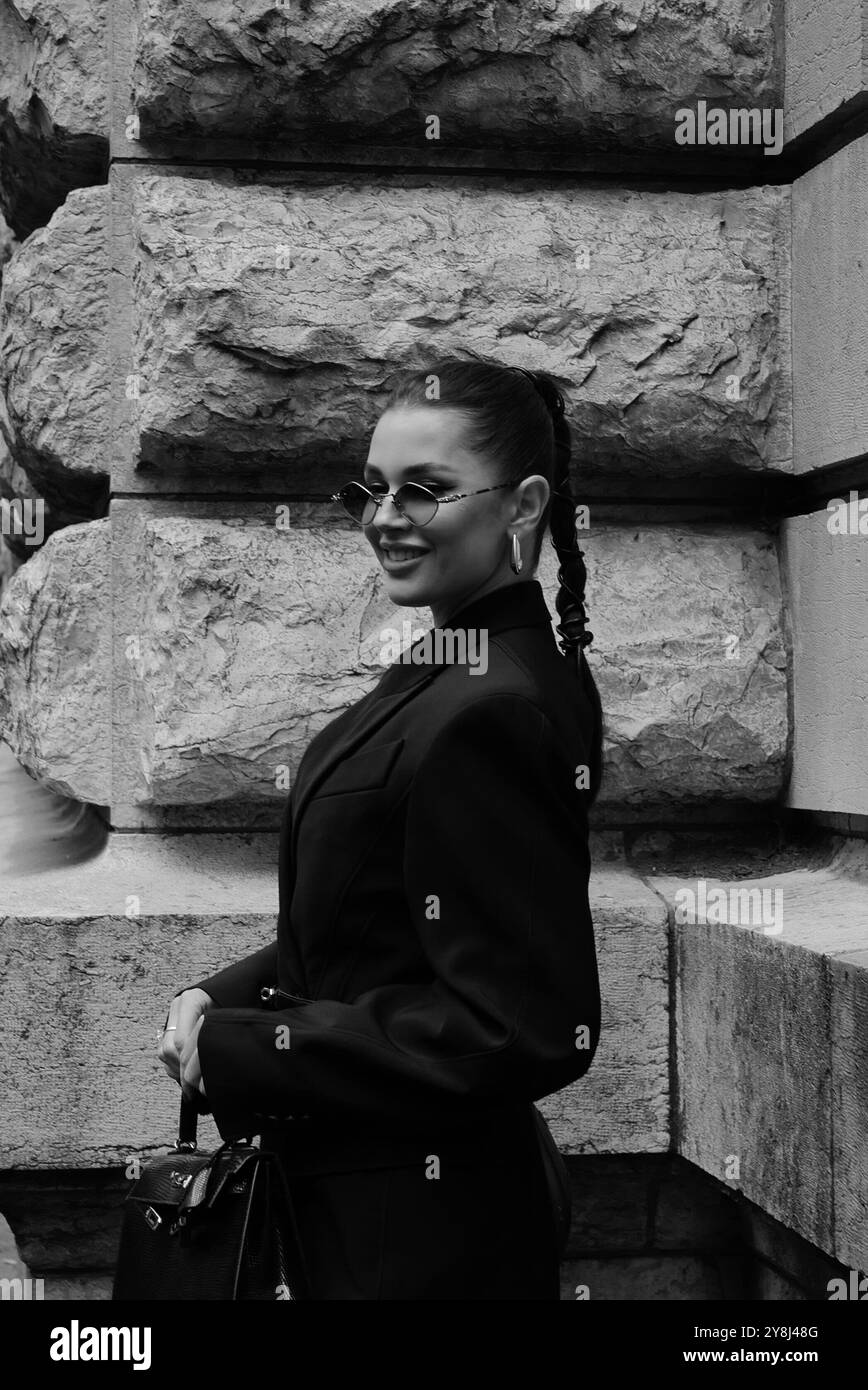 Mini bag Black and White Stock Photos & Images - Alamy