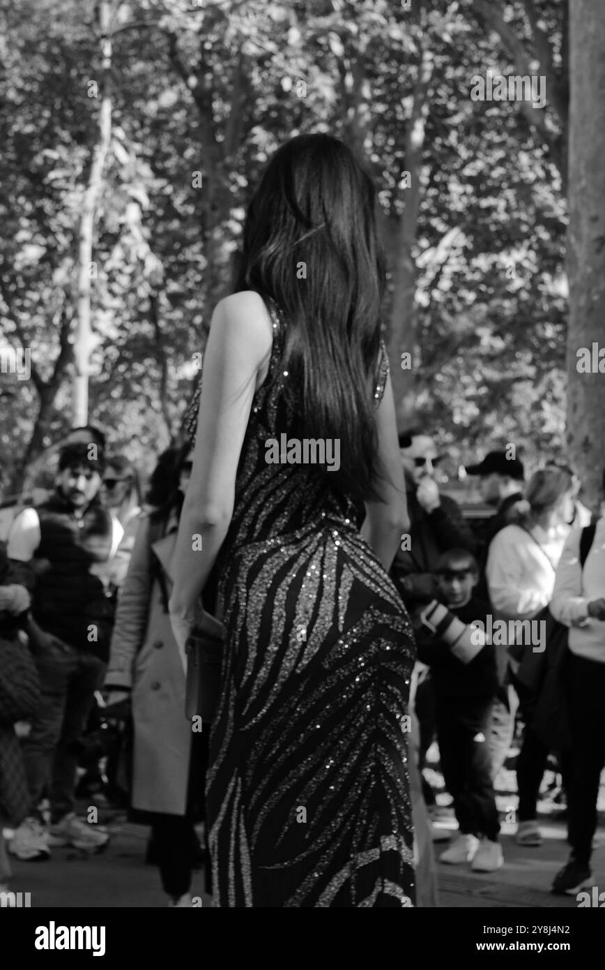 Elie saab fashion Black and White Stock Photos & Images - Alamy