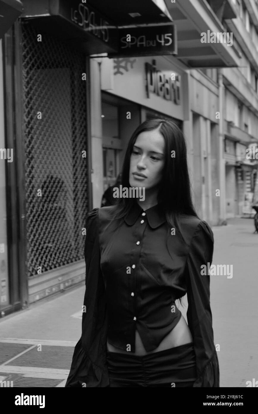 Amalie Bladt at Niccolo Pasqualetti show for Paris Fashion Week SS25 ...