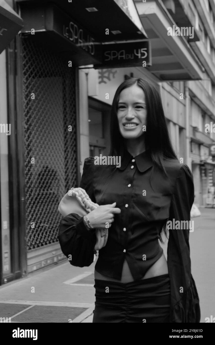 Amalie Bladt at Niccolo Pasqualetti show for Paris Fashion Week SS25 ...