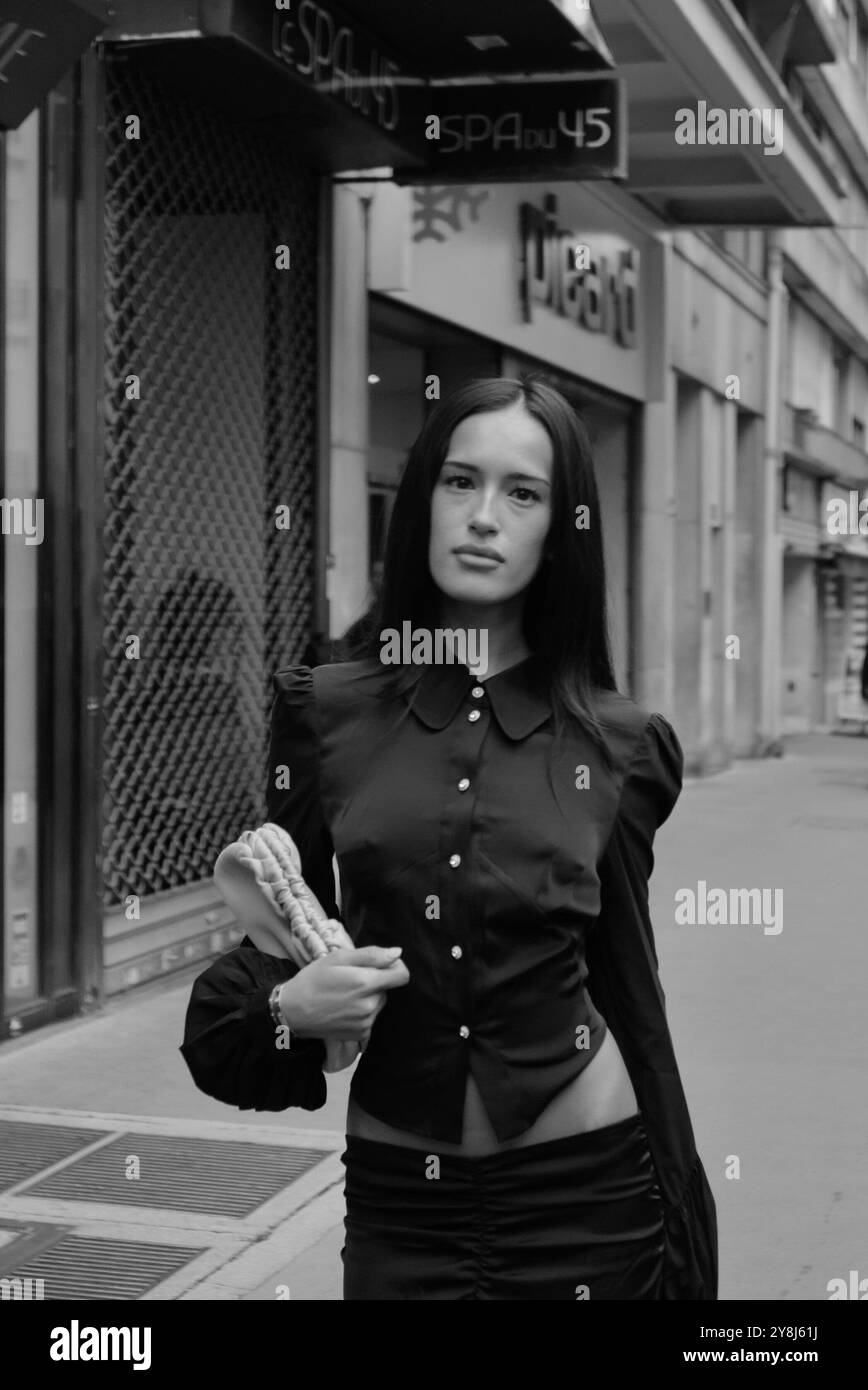 Amalie Bladt at Niccolo Pasqualetti show for Paris Fashion Week SS25 ...