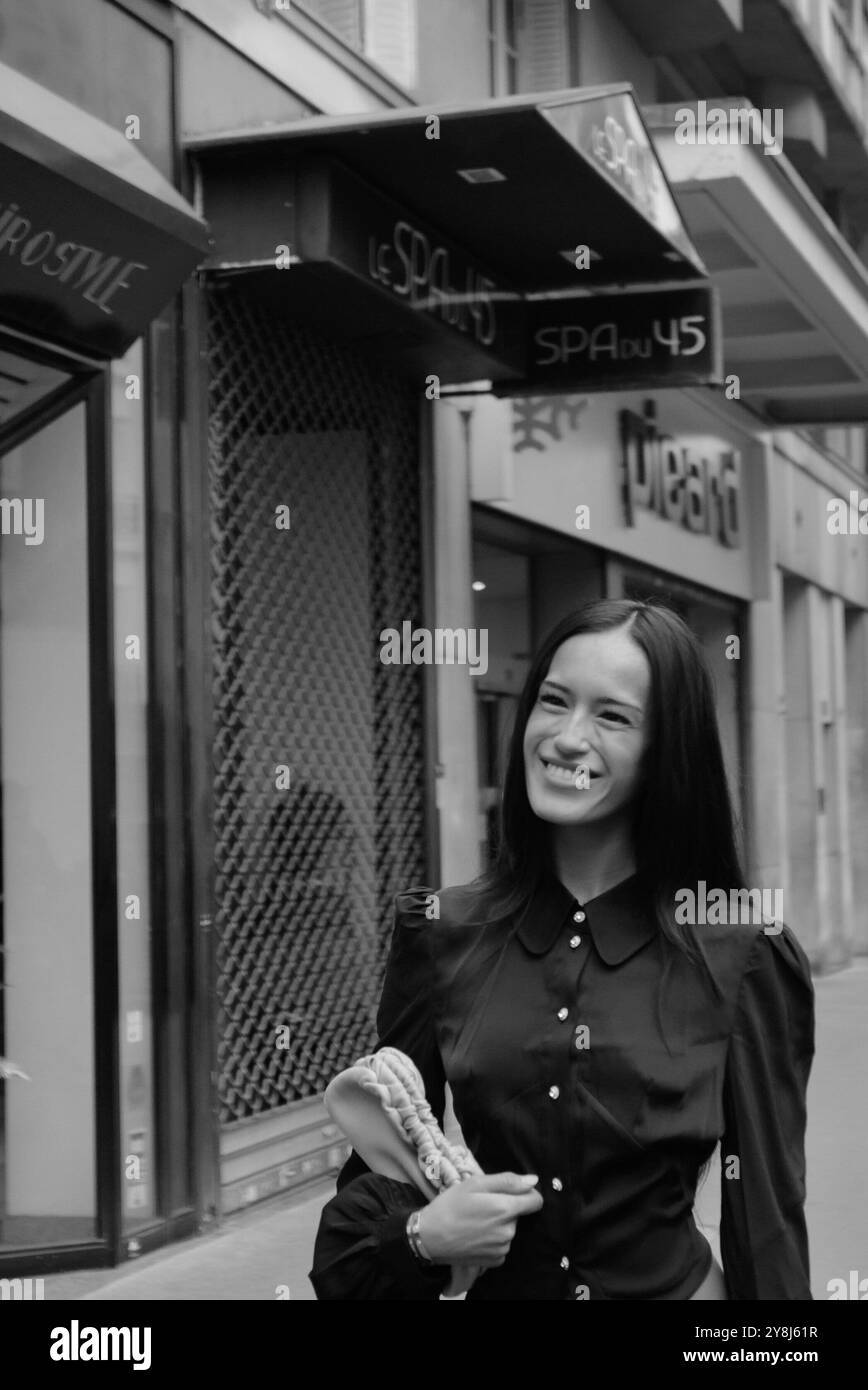 Amalie Bladt at Niccolo Pasqualetti show for Paris Fashion Week SS25 ...