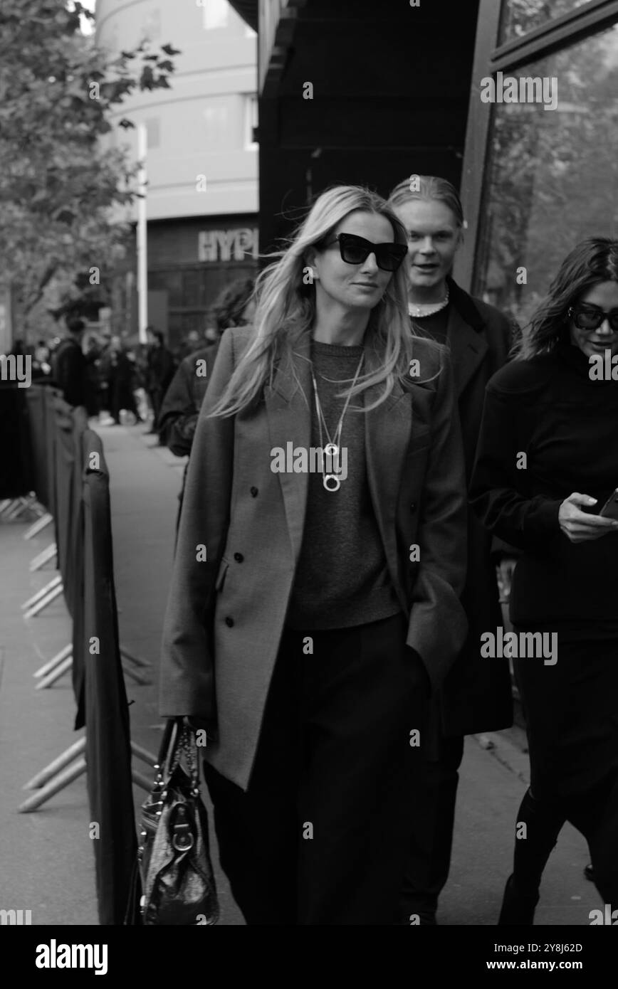 Fashion week look Black and White Stock Photos & Images - Alamy