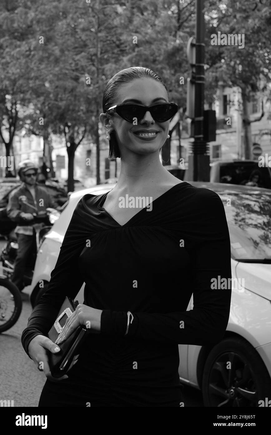 Carmella Rose at the Atlein show for Paris Fashion Week SS25 Stock ...